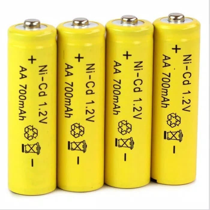 Jual Battery Bisa cash Batre Charge AA 700mah A2 Rechargeable Nicd ...