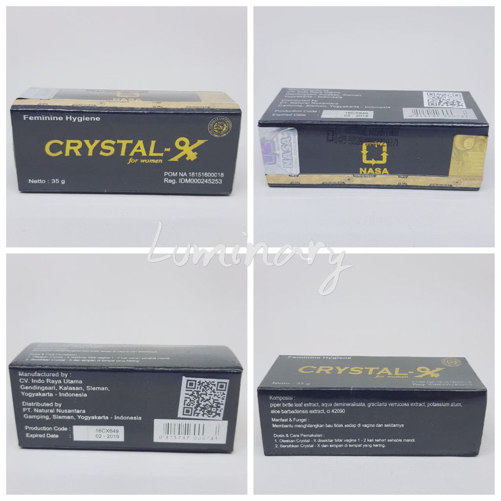 Jual CRYSTALX CRYSTAL X CRYSTAL-X KRISTAL X ORIGINAL 100% | Shopee ...