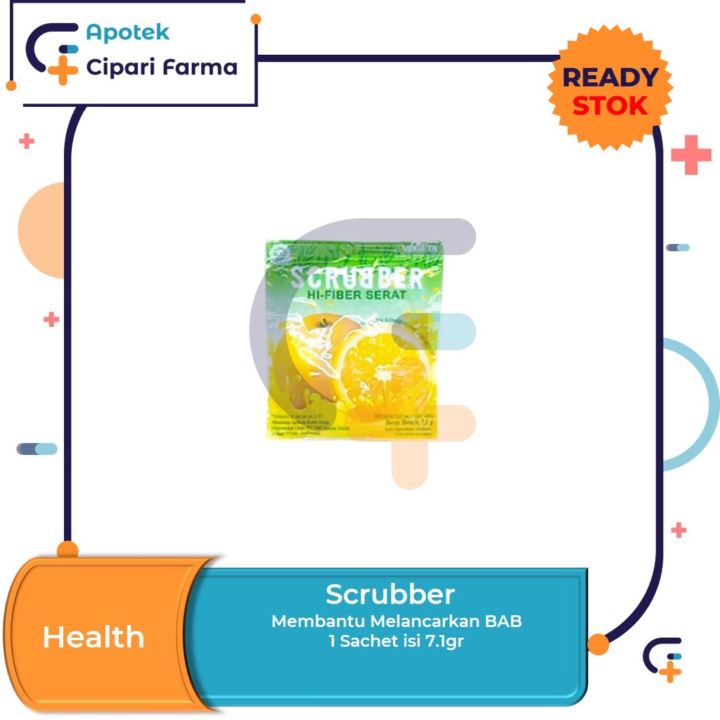 Jual Vegeta Scrubber Suplemen Serat Melancarkan Buang Air Besar 1 ...