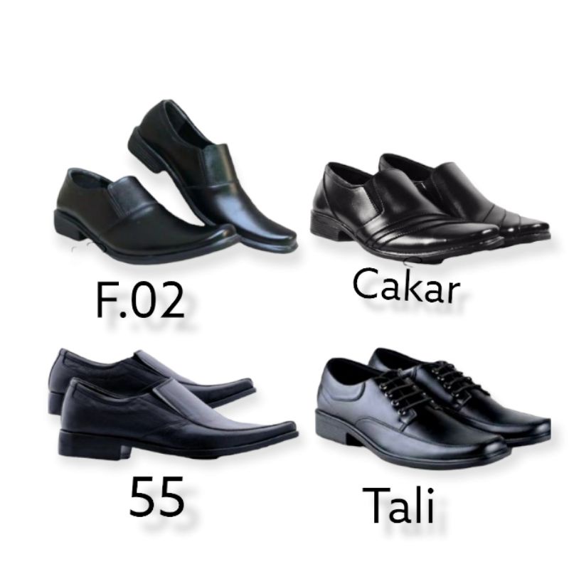 Jual Sepatu Pantofel Pria Pantofel Hitam Sepatu Pantofel kerja | Shopee ...
