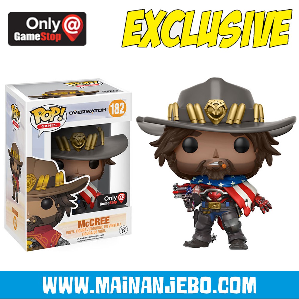 Jual Funko Pop Overwatch - McCree USA (Gamestop Exclusive) Indonesia ...