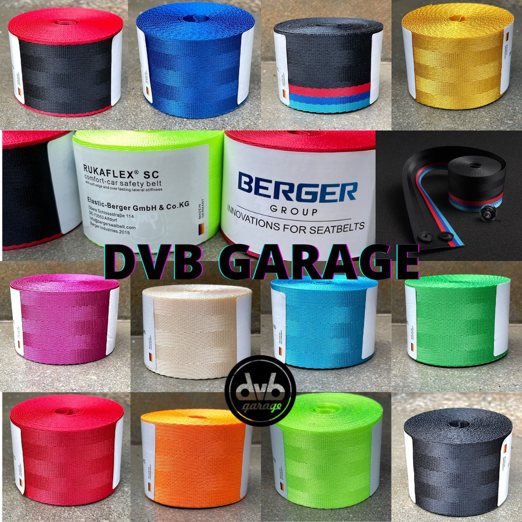 Jual BERGER TALI SEATBELT UNIVERSAL - SAFETY SEAT BELT WARNA SABUK OEM Indonesia|Shopee Indonesia