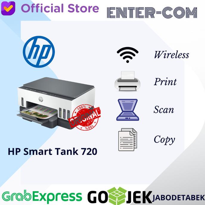 Jual Printer Hp Smart Tank 720 Print Scan Copy 5Dsena_Gad | Shopee ...