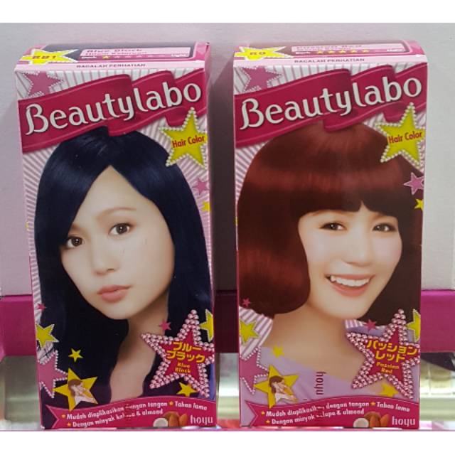 beauty labo beautylabo blue black passion red hair color cat pewarna ...