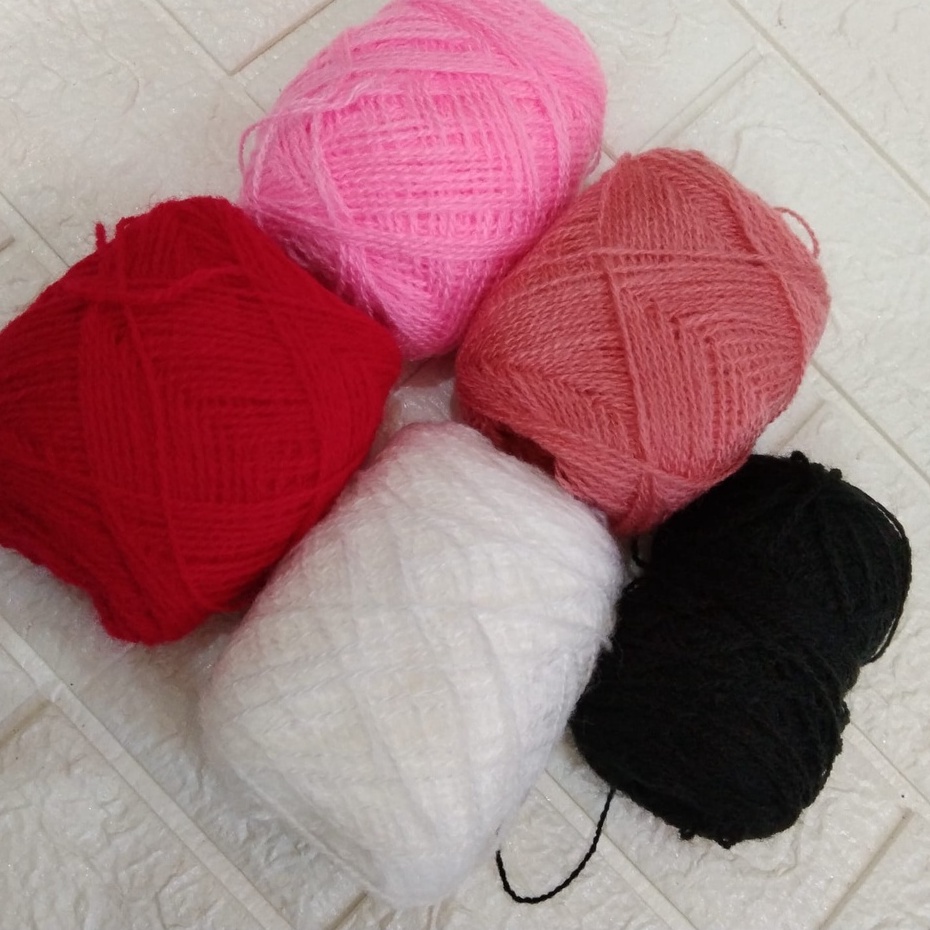 Jual Benang Wool/Benang Siet/Benang Pom Pom/Benang Wool 25 Gram ...