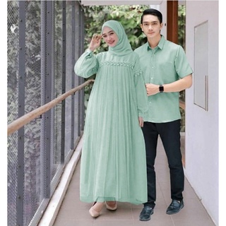 Jual BAJU GAMIS SAMARA SARIMBIT COUPLE KAPELAN SERAGAM LEBARAN KELUARGA ...