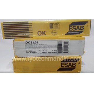 Jual Kawat Las ESAB OK 53.04 Diameter 3,2mm - AWS E 7016 - 1 PACK | Shopee Indonesia