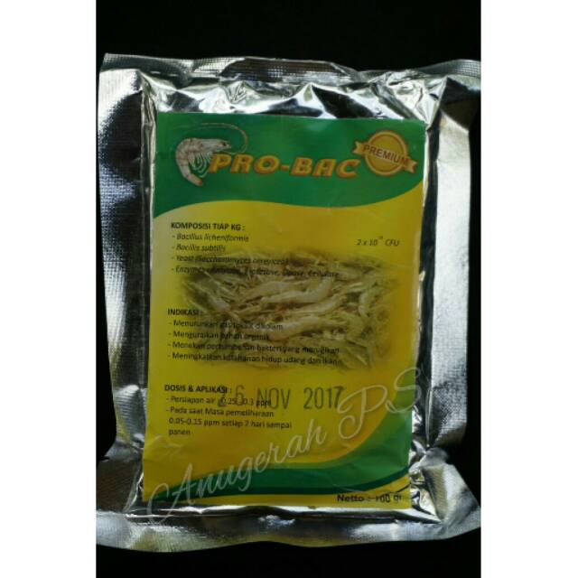 Probiotik Budidaya Ikan Patin, Lele, nila Probac Premium Bacillus 100 ...