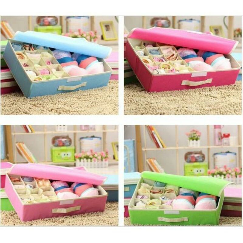 Jual Storage Box Undewear CD Bra Tertutup Box/ Pakaian Dalam Kotak ...