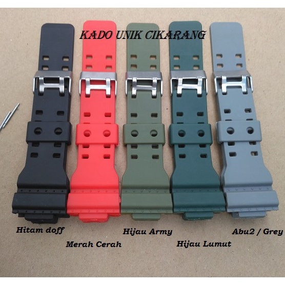 Jual Tali Strap G-Shock GA-100 GA-110 GA-120 GA-200 GAC-100 GD-100 GDF ...
