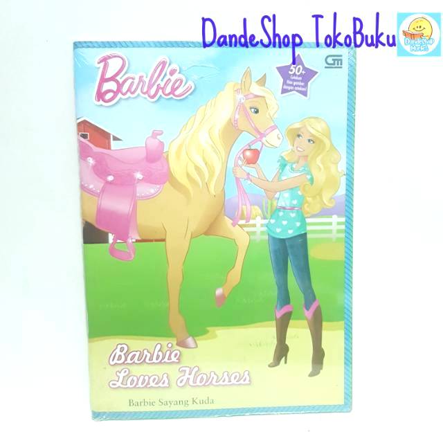 Jual Barbie Loves Horses - Barbie Sayang Kuda - Hias gambar dengan 50 ...