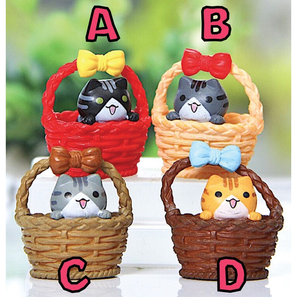 Jual Figure Topper cake patung miniatur cat / Kucing Keranjang | Shopee ...