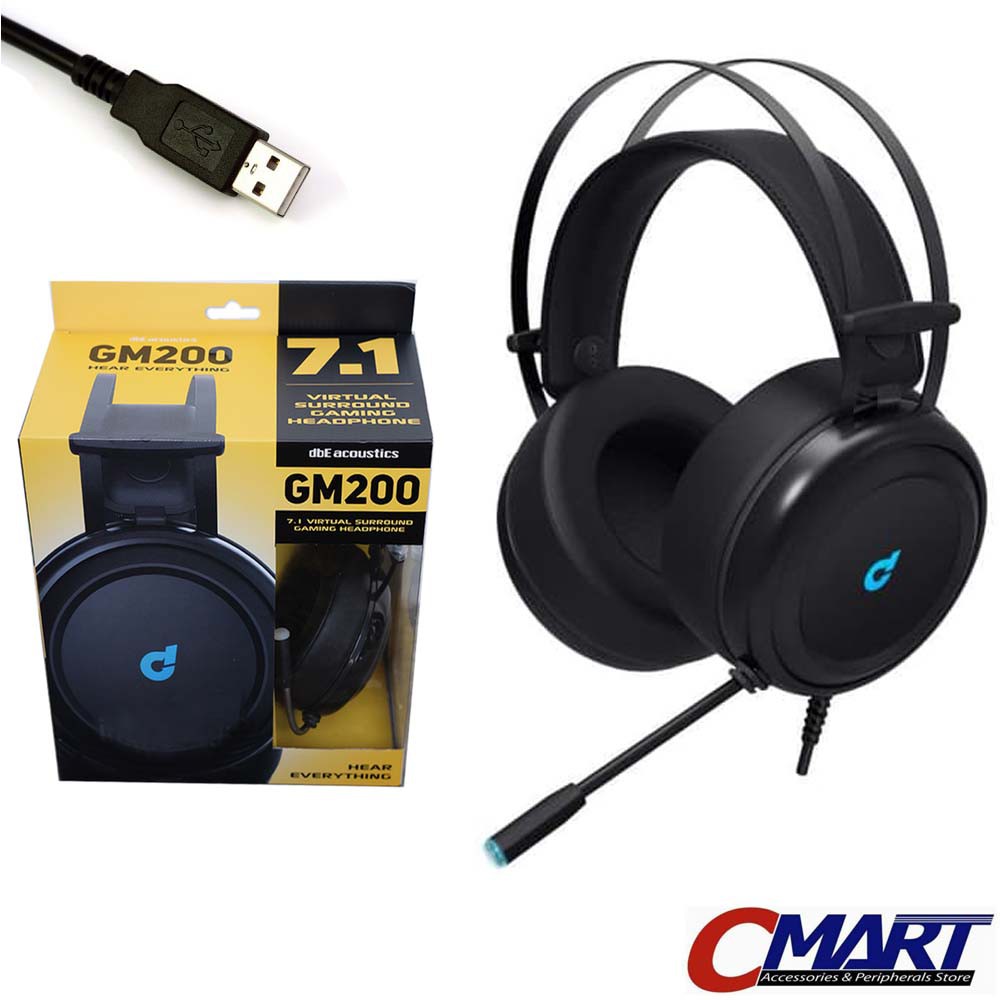 Jual Headset Gaming dBE GM200 7.1 Virtual Surround Headphone - DBE ...