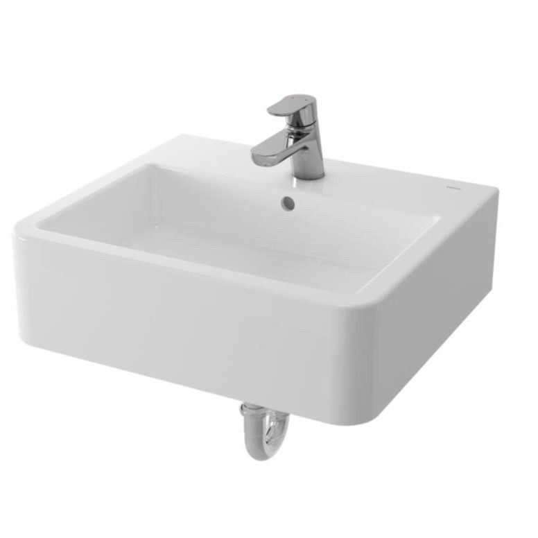 Jual TOTO WASTAFEL GANTUNG LW644CJ WALL HUNG LAVATORY (COMPLETE SET ...