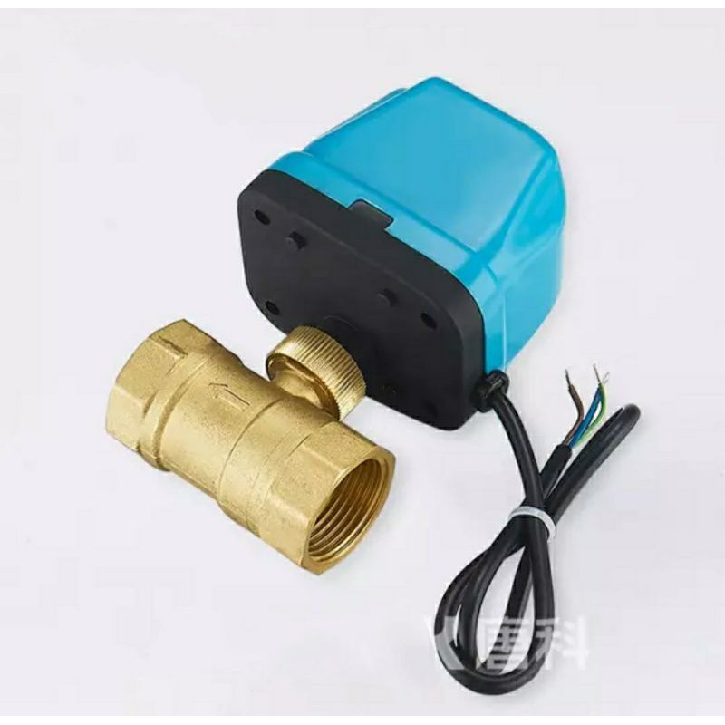 Jual Motorized Ball Valve 1/2 inch 3/4 inch 1 inch 2 Inch 220vac ...