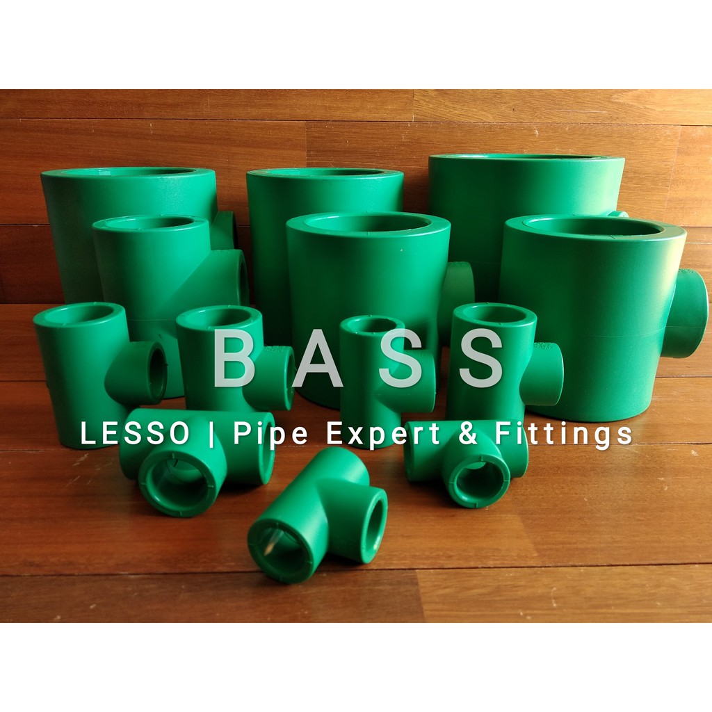 Jual TEE PPR LESSO 25mm 3/4" Inch Fitting Tee Equal Sambungan Pipa PPR ...
