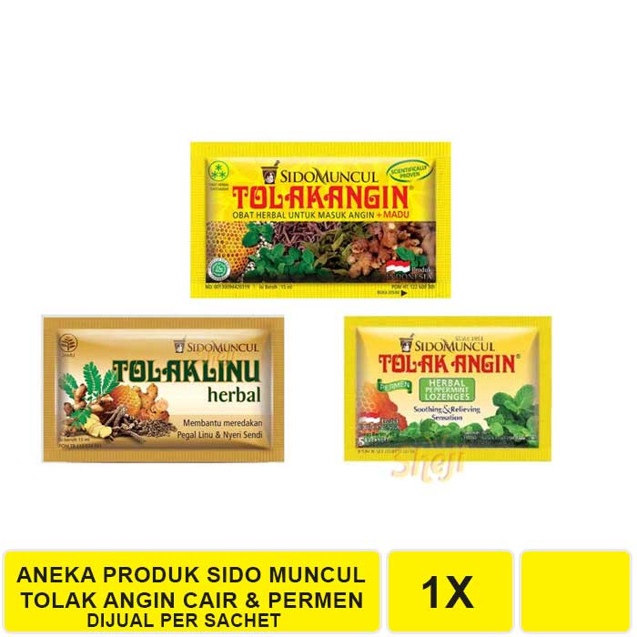 Jual TOLAK ANGIN CAIR PLUS MADU SACHET / JAMU TOLAK ANGIN - OBAT HERBAL ...
