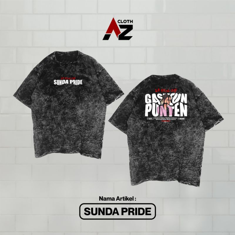 Jual T-Shirt Sunda Pride washing oversize Original Azmy Z | Shopee ...