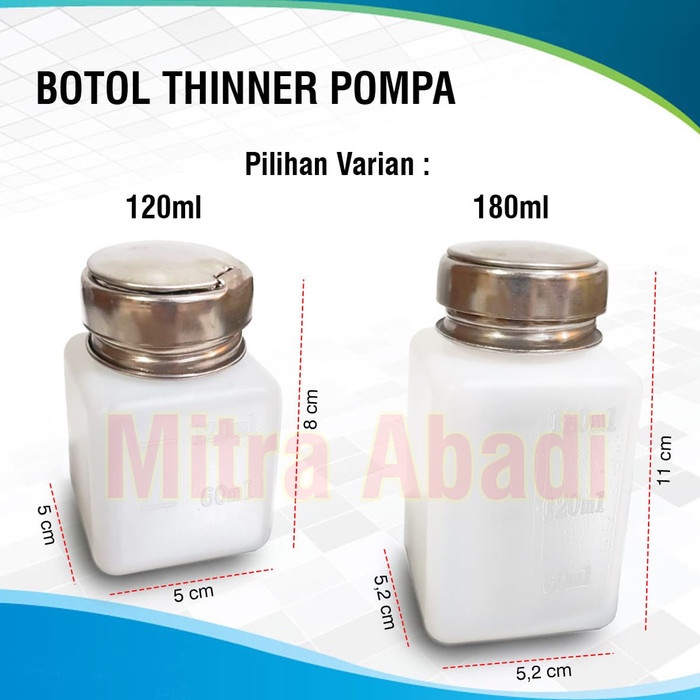 Jual Botol Thinner Pompa / Botol Tiner Pompa | Shopee Indonesia