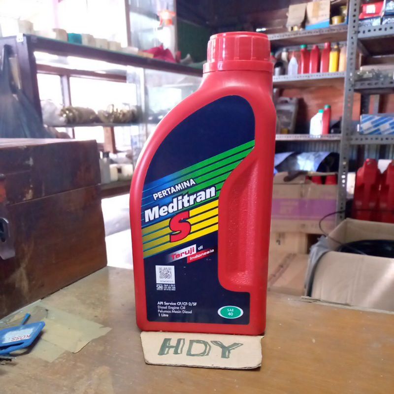 Jual Oli Mesin Solar Diesel Meditran S 1L - SAE 40 - Oli Elf Panther ...