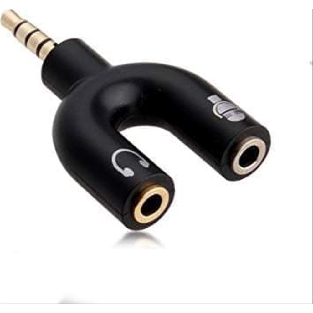 Jual AUDIO SPLITTER JACK 3.5mm 2in1 - AUDIO SPLITER HEADSET DAN ...
