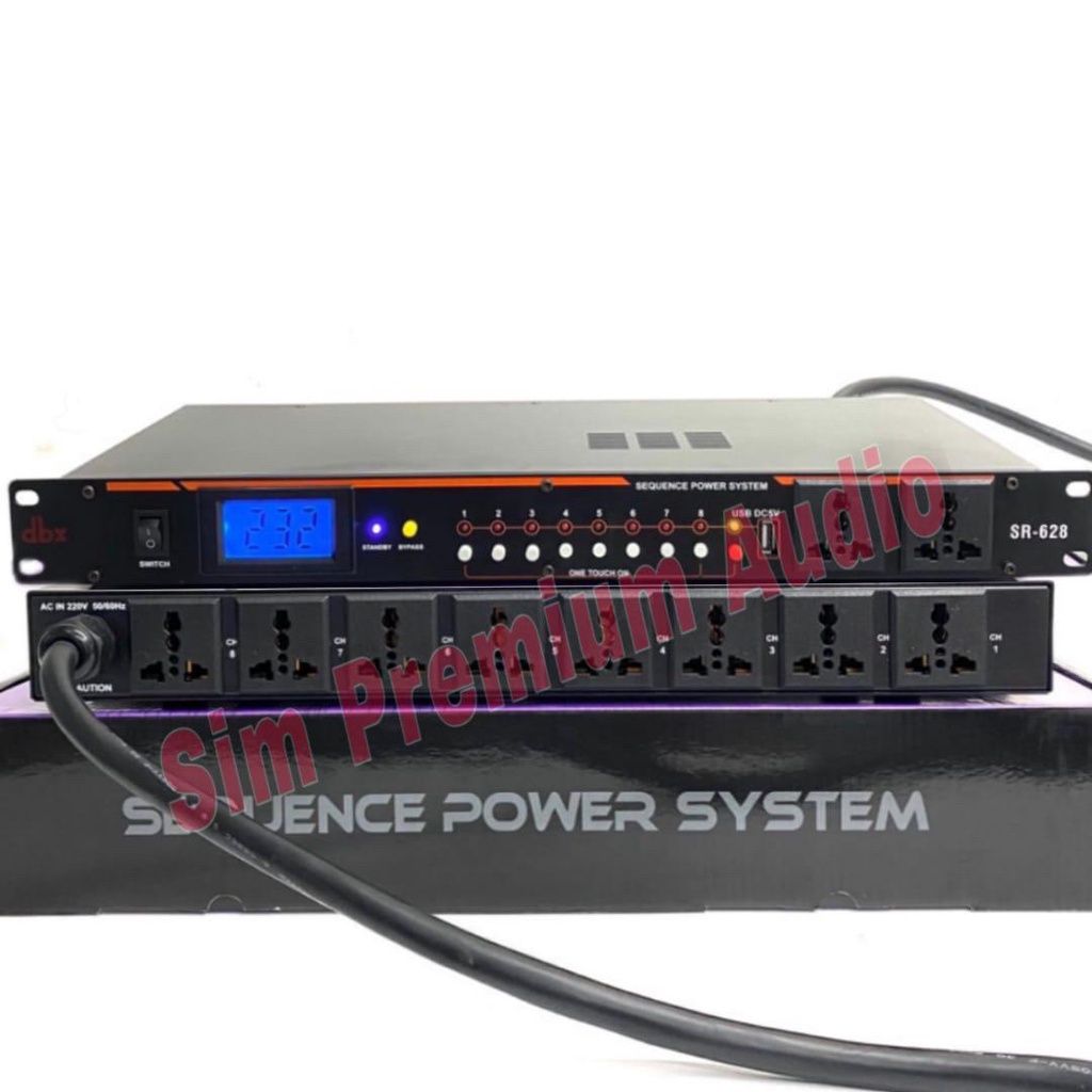 Jual POWER SEQUENCER DBX SR628/SR 628 POWER DISTRIBUTOR CONTROLLER ...