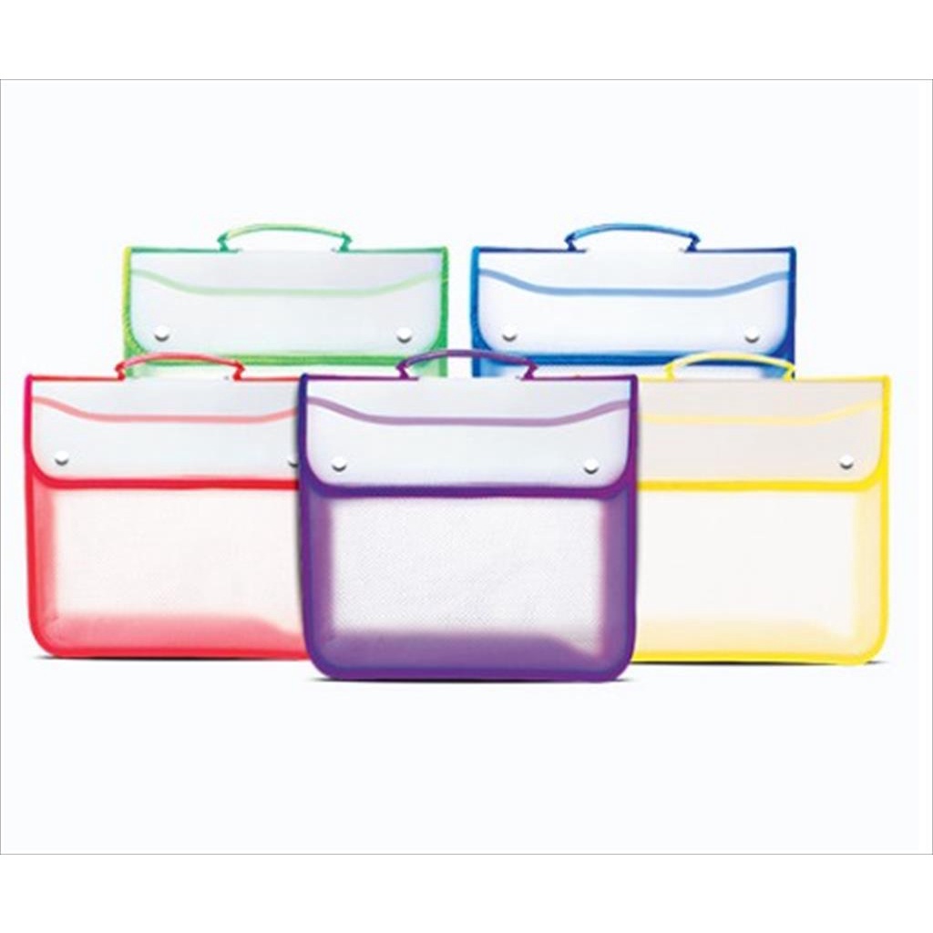 Jual Tas Carry File / Map Dokumen 2 Kancing Jenia Warna Warni Folio dan ...