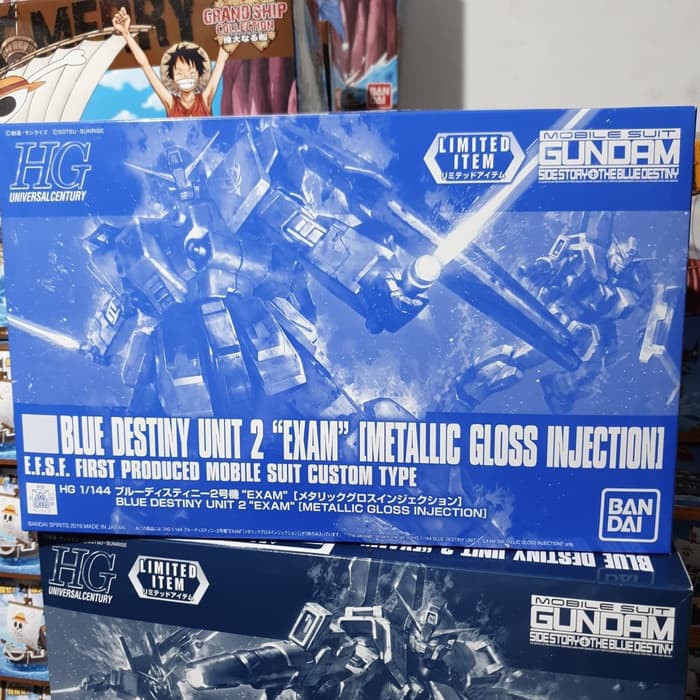 Jual HGUC Blue Destiny Unit 2 EXAM Metallic Gloss Injection Limited ...
