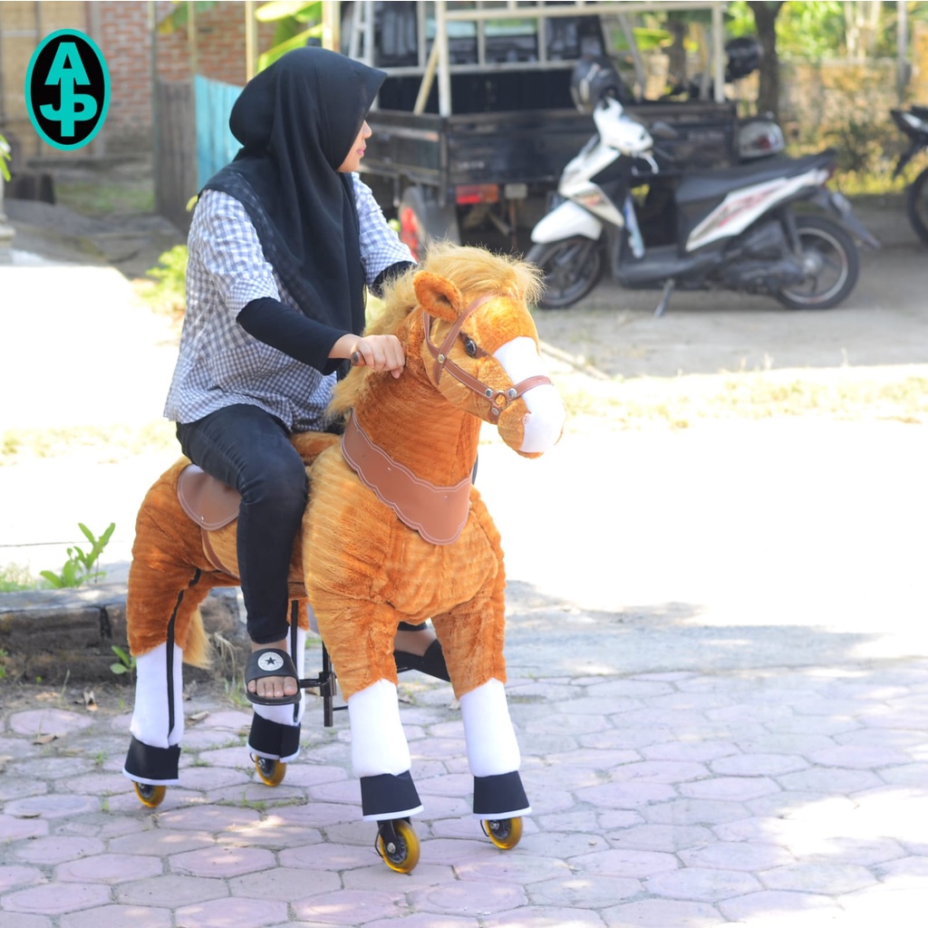 Jual Kuda mainan anak terbaru kuda genjot mainan kuda kudaan digowes | Shopee Indonesia
