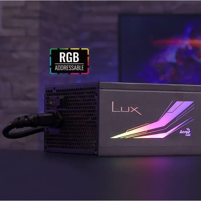 Jual PSU Power Supply AEROCOOL LUX 550W 550 Watt RGB 80 Plus 80+ BRONZE ...