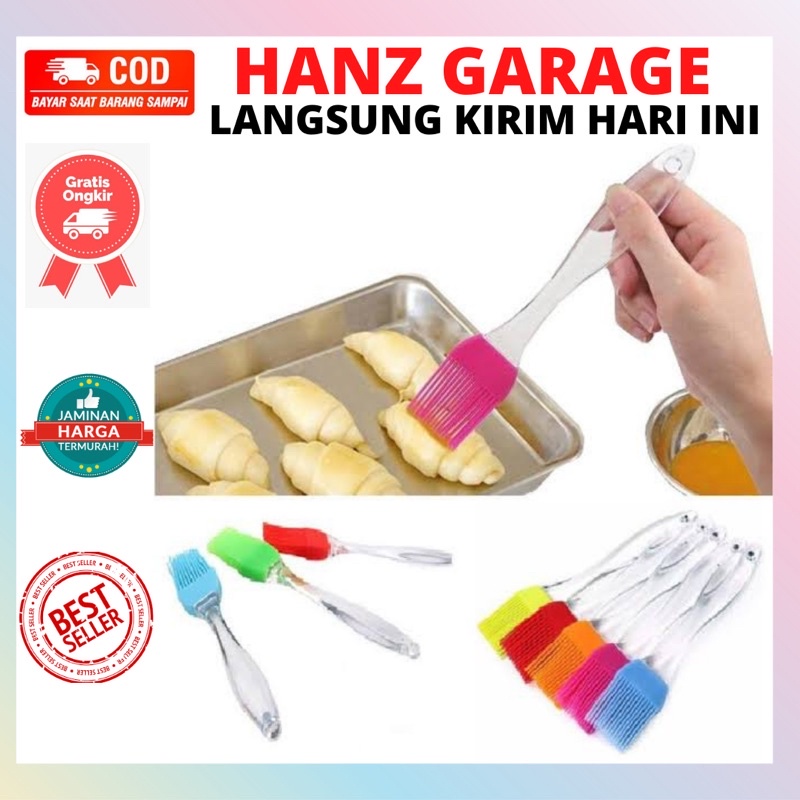 Jual Kuas Silikon Roti Jagung bakar silicone Cake barbecue Mentega Food ...