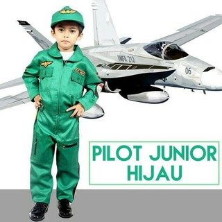 Jual PAKAIAN PROFESI PILOT PESAWAT TEMPUR / PILOT JUNIOR 3-8 TAHUN ...