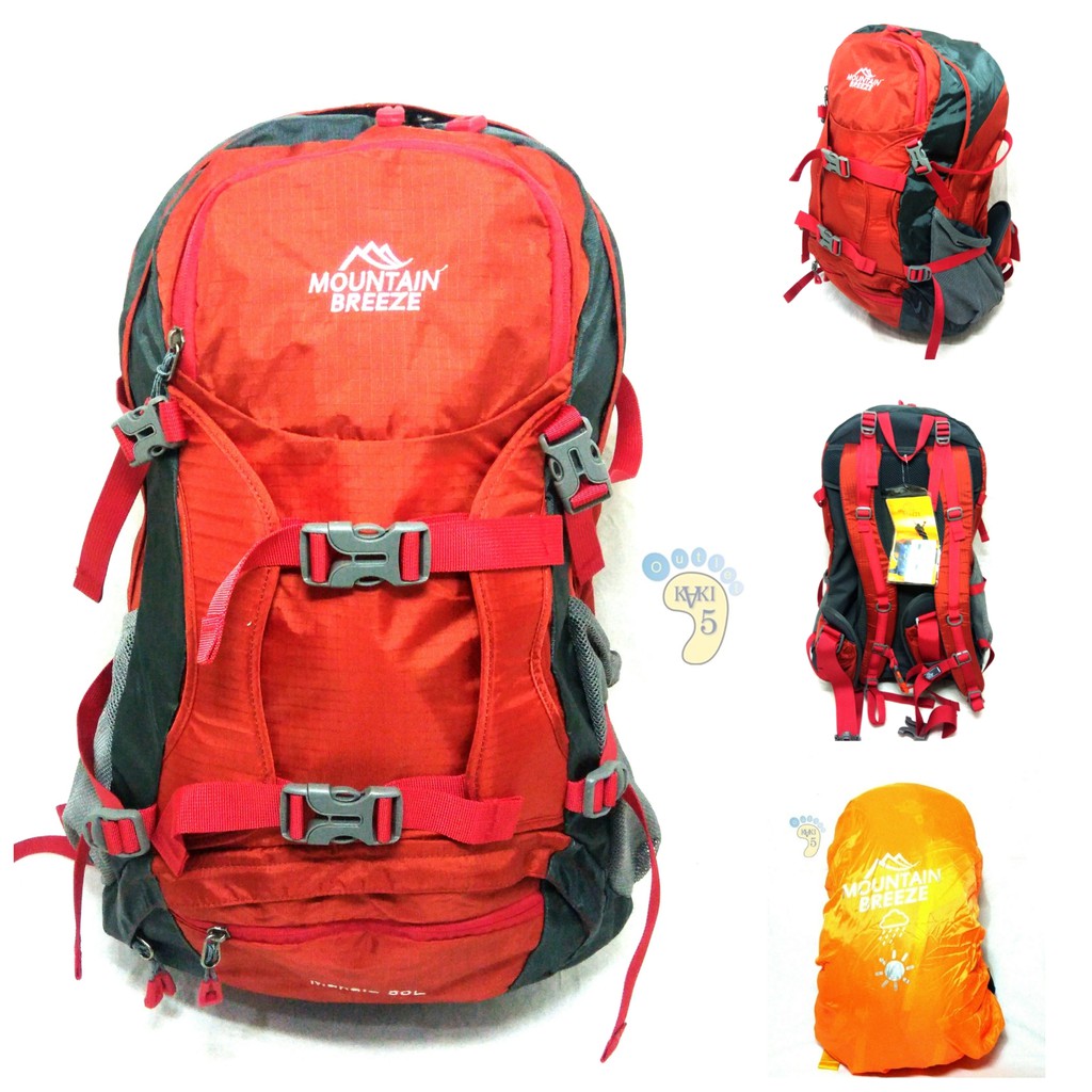 TAS GUNUNG CARRIER MOUNTAIN BREEZE 50 LITER 02 ORI | Shopee Indonesia