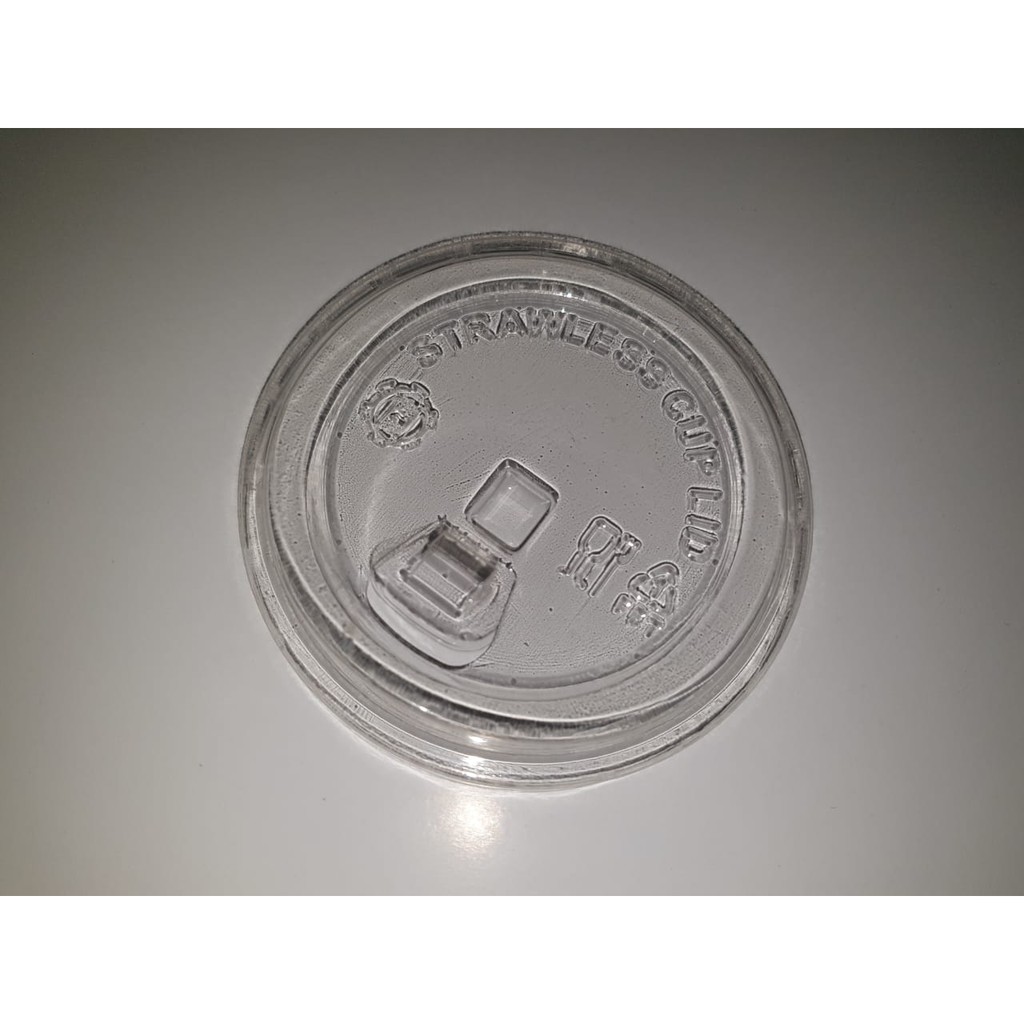 Jual Tutup Gelas Plastik Tanpa Sedotan (50Pcs) / Strawless Lid ...