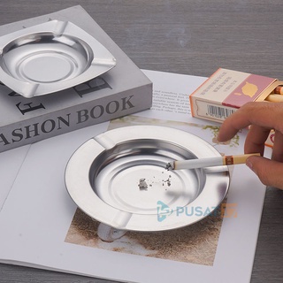 Jual PUSAT17 ASBAK ROKOK STAINLESS STEEL / ASBAK SENG BULAT TEMPAT ...