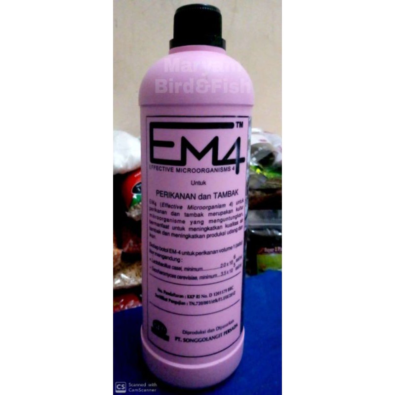 Jual EM4 Perikanan dan Tambak EM4 PINK 1 Liter | Shopee Indonesia