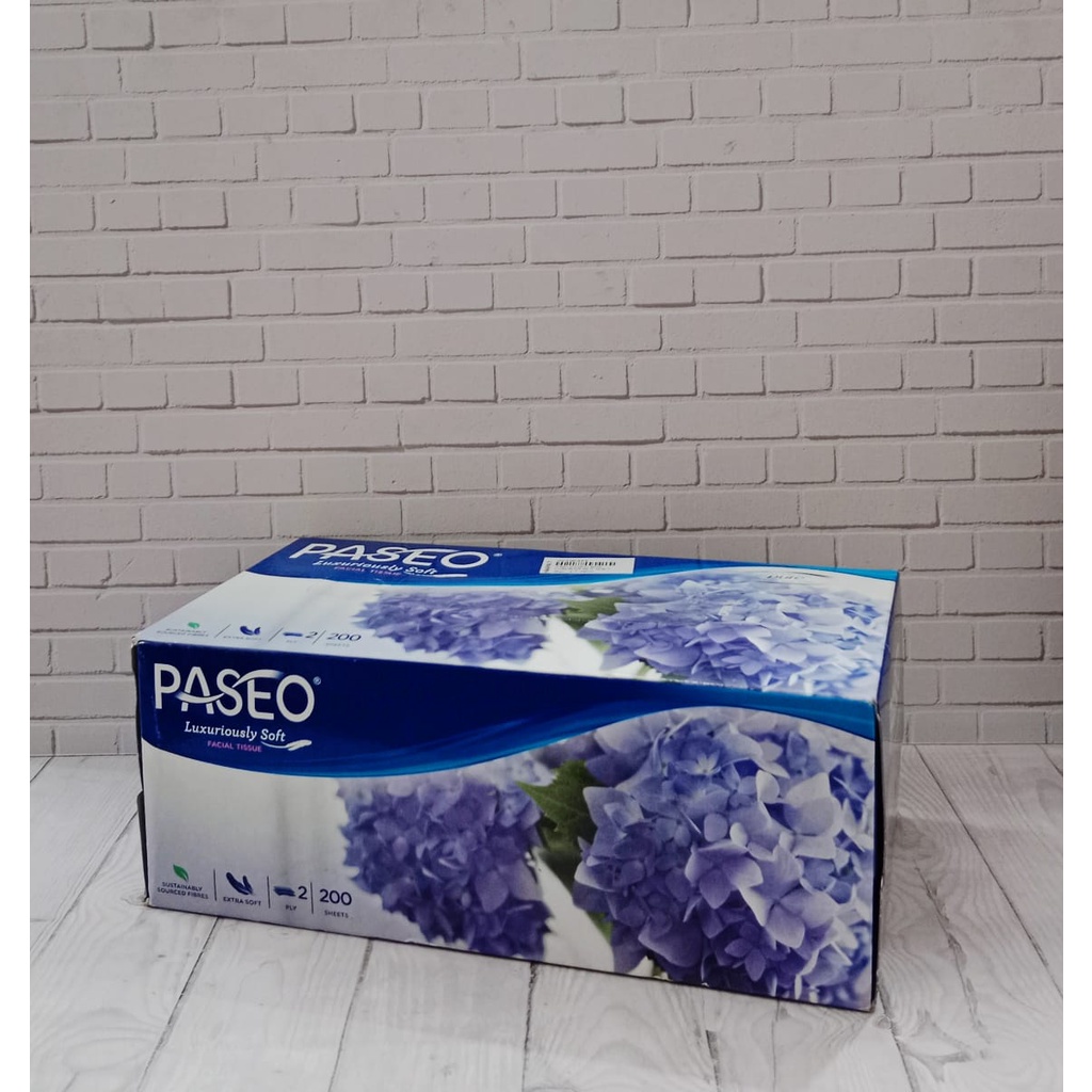 Jual TISU KOTAK PASEO 200 SHEETS 2 PLY / TISSUE PASEO BOX - PASEO ...