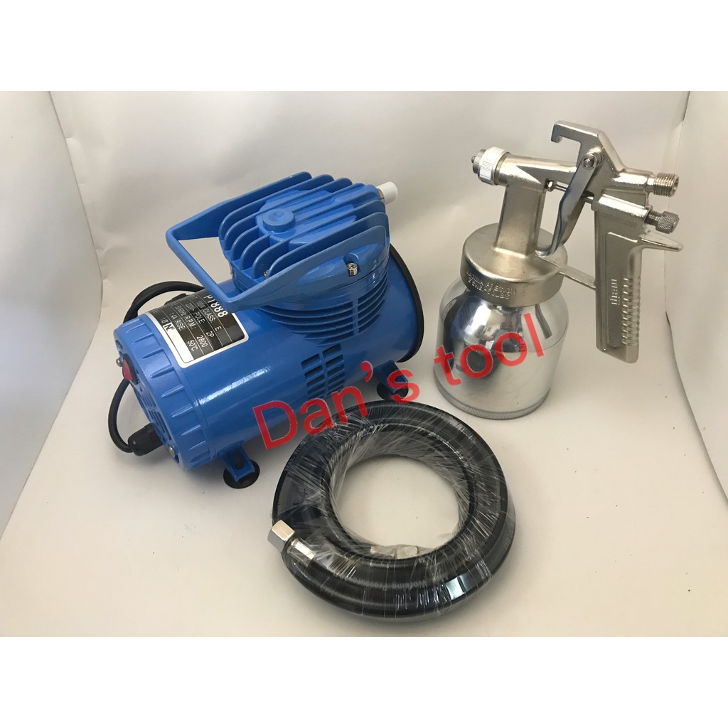 Jual Mini Kompressor Spray Gun MEIJI PT888 / Spray Gun Set Mini ...