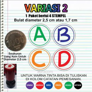 Jual Stempel PENILAIAN UNTUK PAUD/TK BULAT (1 Paket Isi 4 pcs) | Shopee ...