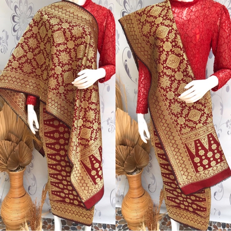 Jual SONGKET TENUN TANGAN LEPUS HALUSAN GEBENG - ILHAM SONGKET PALEMBANG | Shopee Indonesia