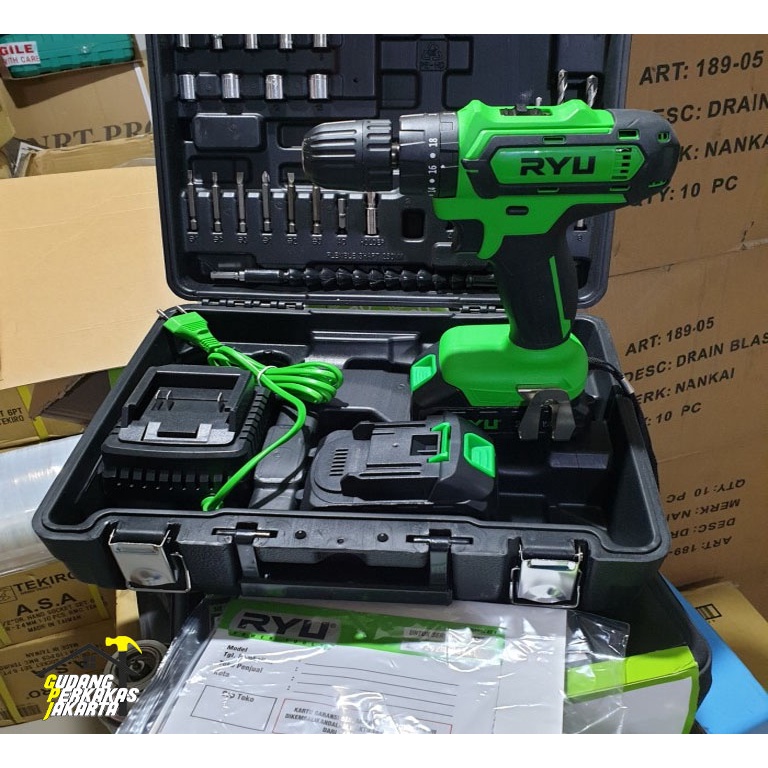 Jual MESIN BOR BATRAI RYU RCI20V / MESIN CORDLEES IMPACT RYU RCI 20V ...