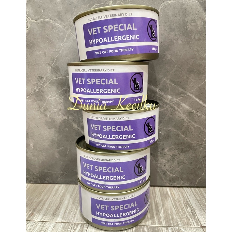 Jual Nutricell Vet Hypoallergenic CAT 185gr | Shopee Indonesia