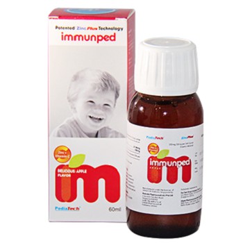 Jual Immunped Vitamin C plus Zinc by Pediatech - Kids Syrup 60ml ...