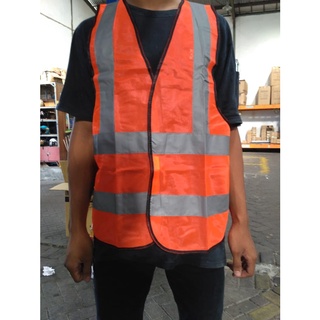 Jual Rompi poliester polyester 0038 orange 2 scot / Rompi pekerja ...