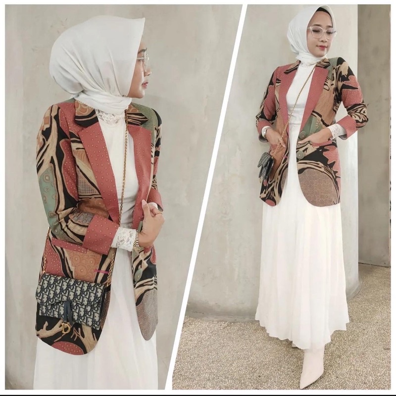 Jual BLAZER BATIK PREMIUM | Shopee Indonesia