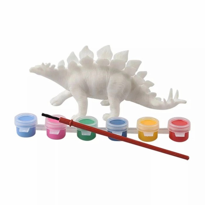 Jual [COD] PALING MURAH!! Dino Paint Kit Set Paket Melukis Dinosaurus ...