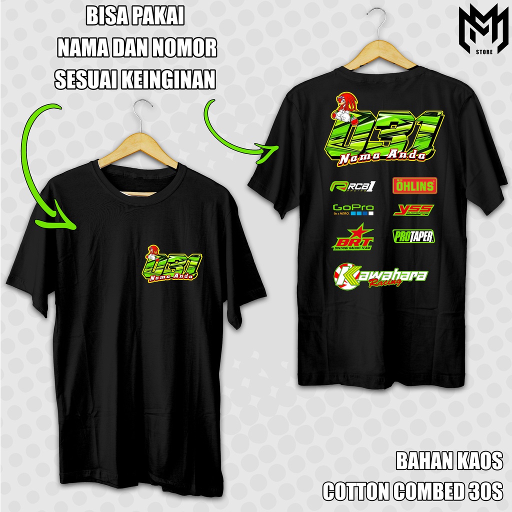Jual MM STORE BGR | KAOS RACING CUSTOM BISA TAMBAH NAMA DAN NOMER ...