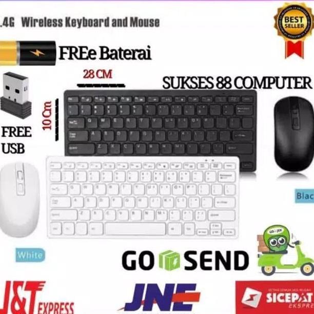 Jual Paket Keyboard Wireless + Mouse Wireless Merek Sunrose T80 ...