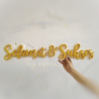 Jual Senikertas- Custom Nama Styrofoam / Tulisan Huruf Sterofoam 70 Cm ...