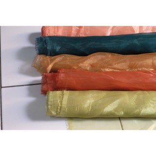 Jual Kain Organdi / Kain Kaca Bahan Gaun Pesta Per Yard | Shopee Indonesia